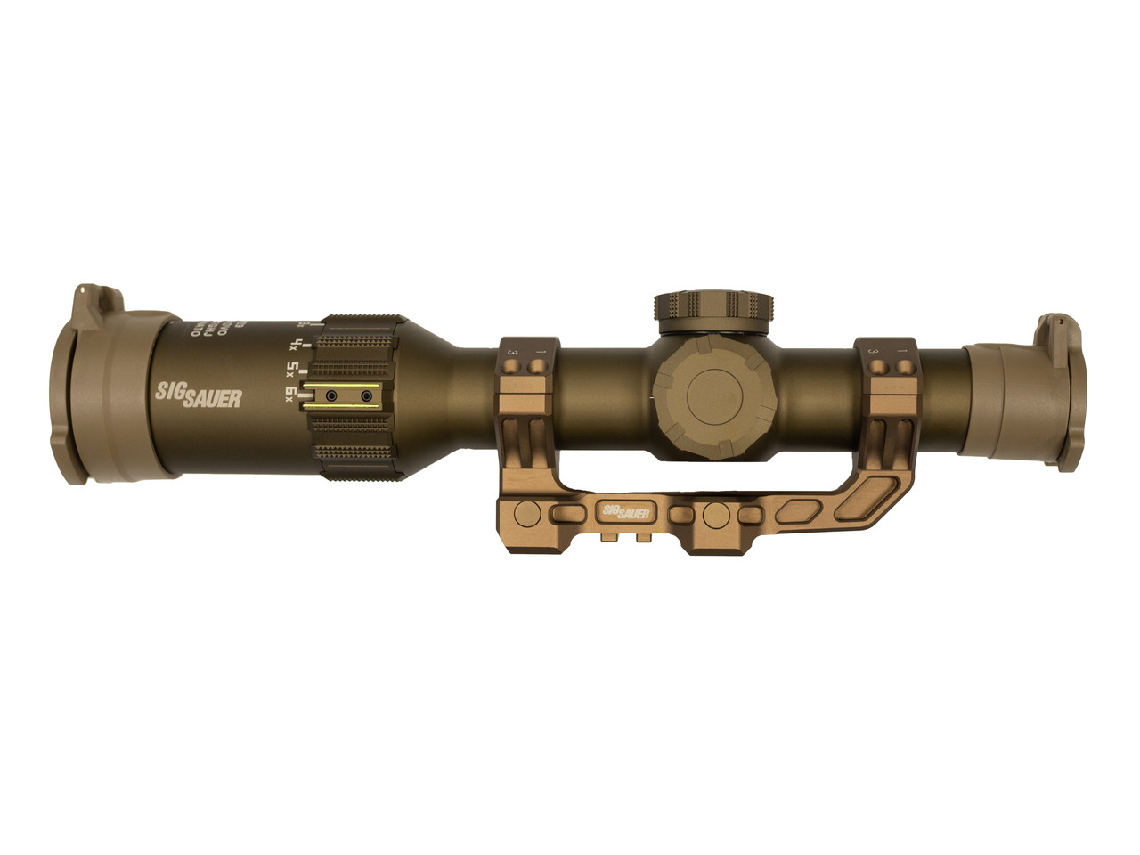 Sig Sauer TANGO6T US Military Over Run Rifle Scope 1-6X24mm First Focal ...