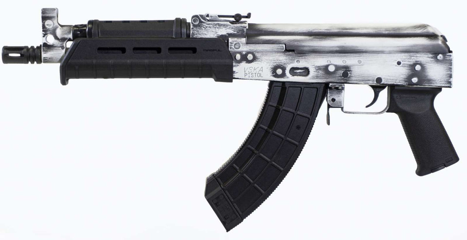 Century Arms VSKA 7.62x39mm, 16.5" Barrel, 30rd, White Distressed ...