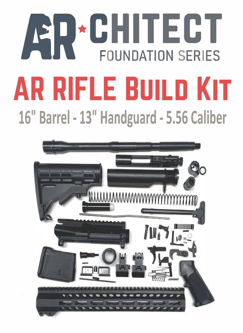 BOWDEN TACTICAL AR-15 RIFLE BUILD KIT 16" BARREL 10-ROUNDS 13" MLOK ...