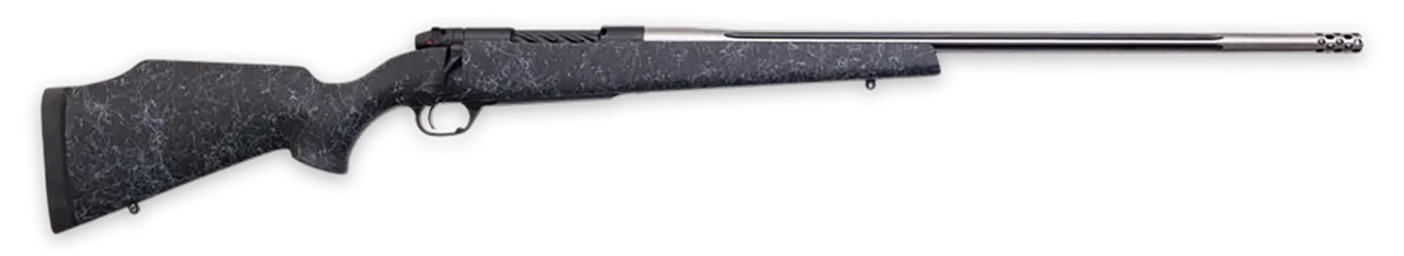Weatherby Mark V Accumark - 7mm Prc 28" W/mb S/s-black Syn - Firearms Depot
