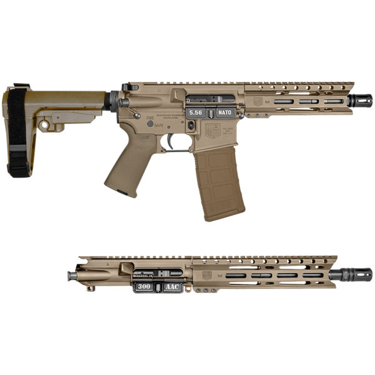 Diamondback DB 15 5.56 300 BLK Combo, 10" barrel, 30 rnd - FDE [MPN ...