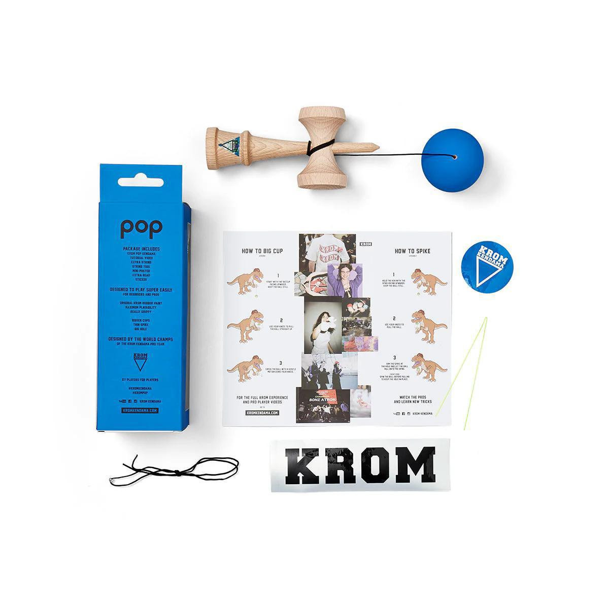 KROM - POP Rubber Kendama - OC Pro Scooters
