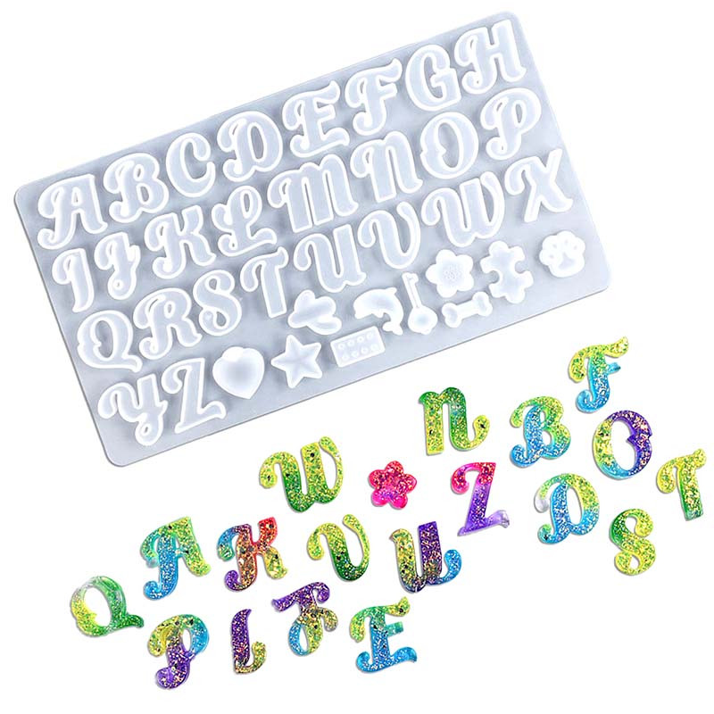 SILICONE MOLDS - RESIN MOLDS - LETTERS & SYMBOLS - Page 1 - ARTLAND ...