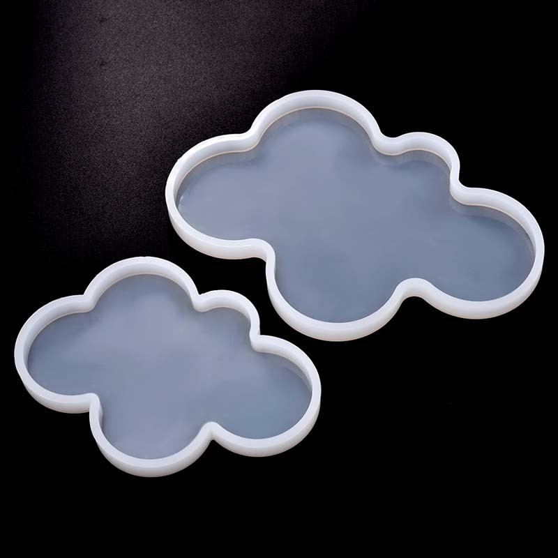 Cloud Shape Coaster Resin & Cement Mold in Sri Lanka