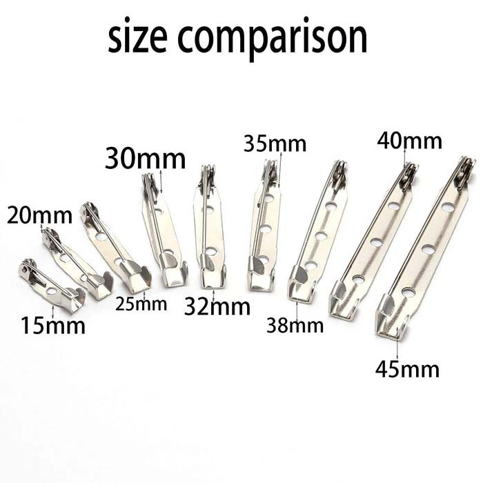 Brooch Clip Base Pins, Safety Pins Blank Base in Sri Lanka