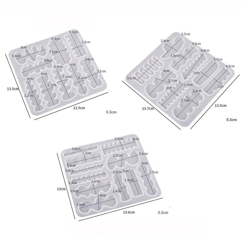 Irregular Shaped Hair Pin, Clip Silicone Mold in Sri Lanka