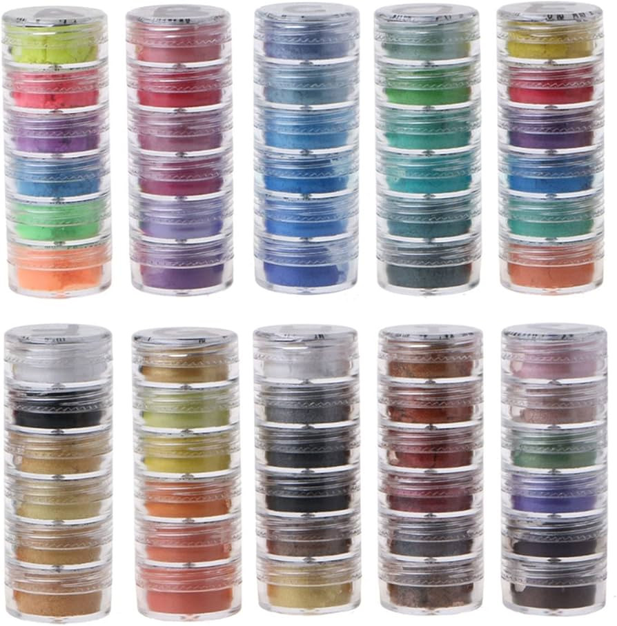 Pearlescent Mica Powder 6 Color Set in Sri Lanka | Artland