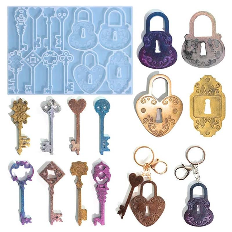 Lock & Key Resin Silicone Mold in Sri Lanka | Artland