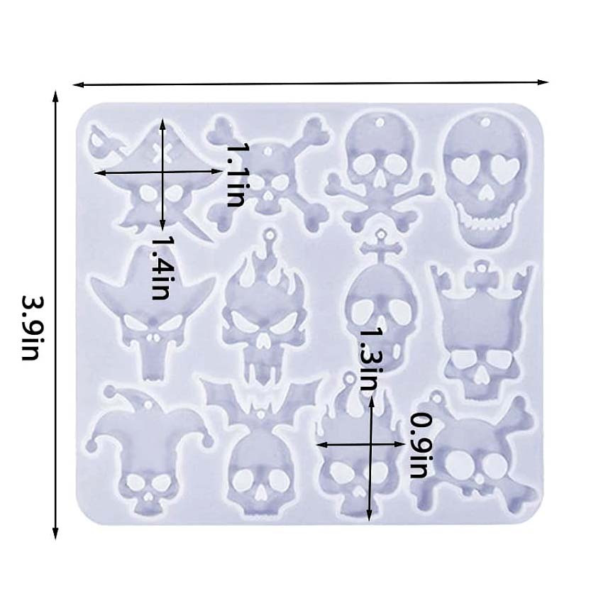 Halloween Theme, Skulls Resin Mold #2 in Sri Lanka | Artland