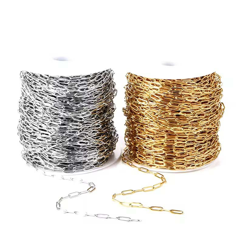 Large Oval Link Chain for Jewelry Making in Sri Lanka