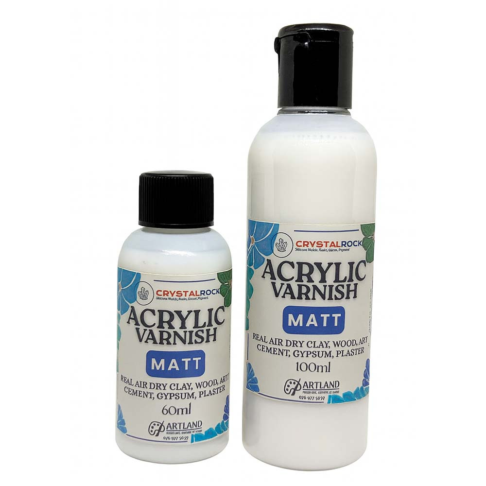 Acrylic Varnish Matt Finish for Clay, Cement & Artworks | Artland Sri Lanka