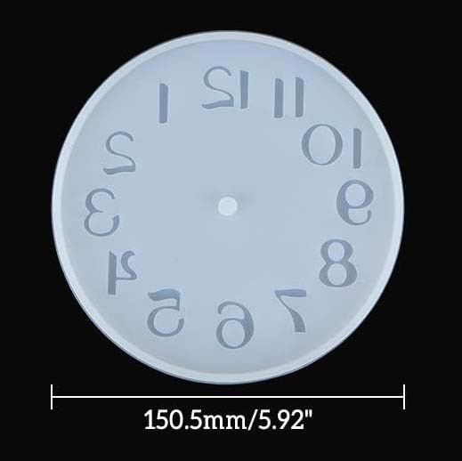 Silicone Clock Mold for Resin 15CM in Sri Lanka