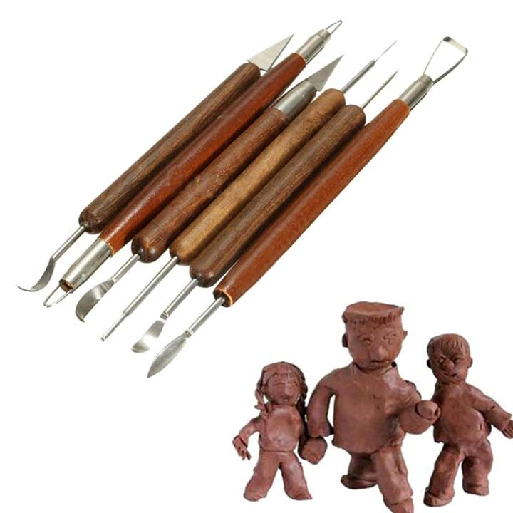 Clay Sculpting Tools 6Pcs in Sri Lanka