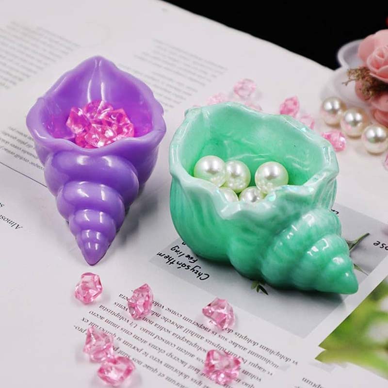 Conch Shell Pot, Candle, Resin Casting Mold in Sri Lanka