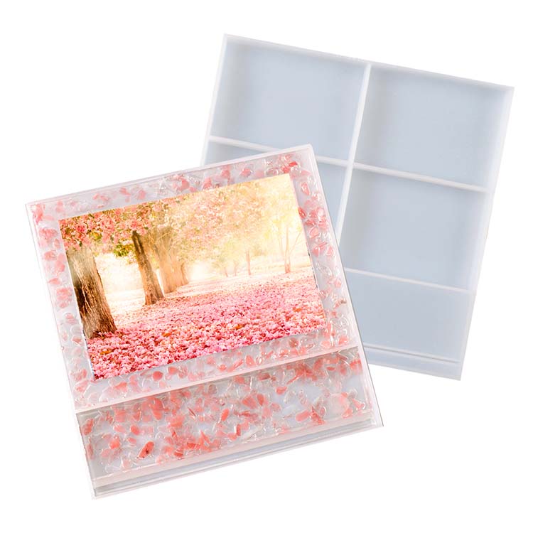 Square Photo Frame Silicone Mold for Resin in Sri Lanka