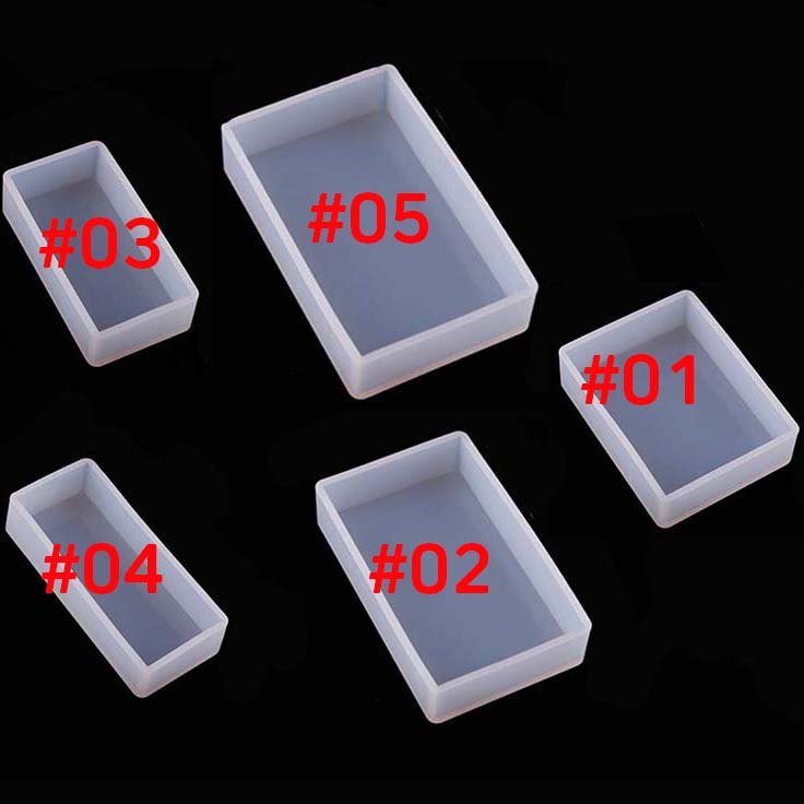 Rectangle Block Silicone Resin Mold in Sri Lanka