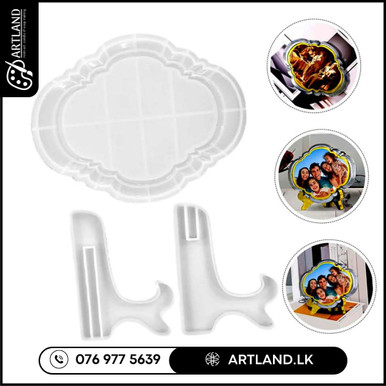 Rectangle Photo Frame & Stand Resin Mold in Sri Lanka
