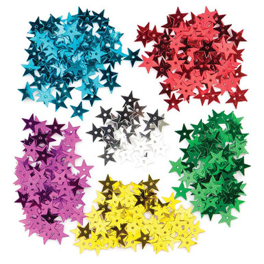 Metallic Star Sequins 2.5g in Sri Lanka