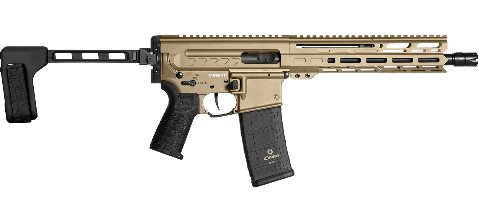 Pistol, DISSENT, Mk4, 9MM, 10.5" | CMMG - AR 15 and AR 10 Builds and Parts