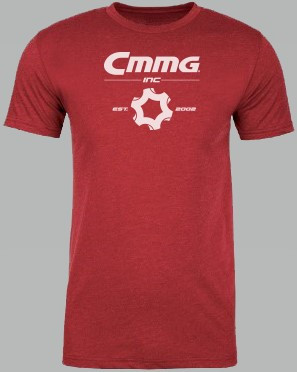 T-Shirt, Established, Red | CMMG - AR 15 and AR 10 Builds and Parts