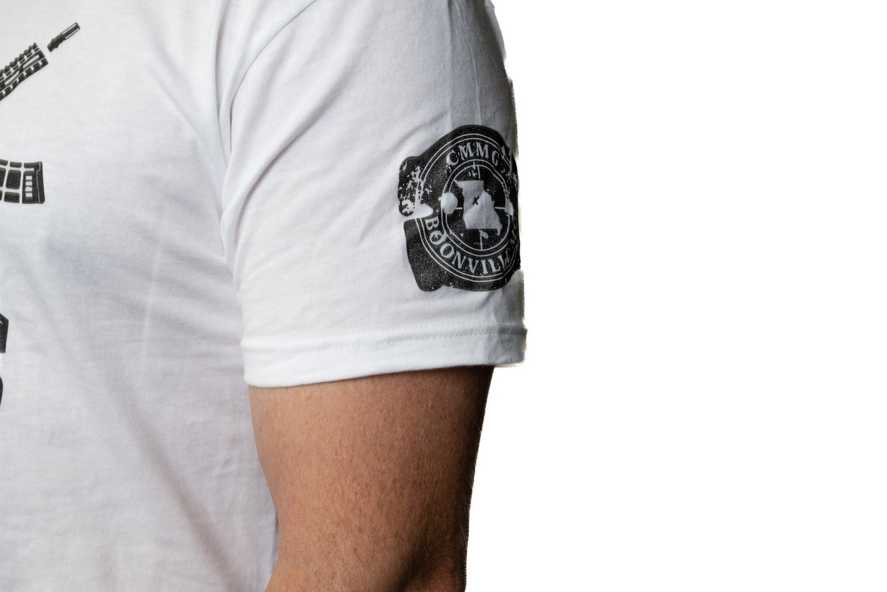 T-Shirt, The Boonies, White | CMMG - AR 15 and AR 10 Builds and Parts