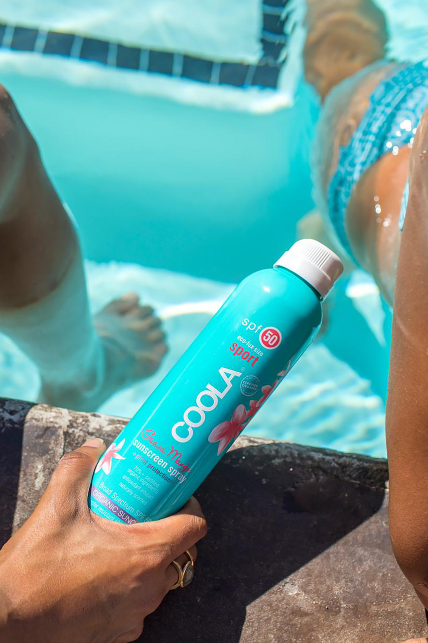 Eco-Lux Sport Continuous Spray SPF 50 - Guava Mango - L.A. Green