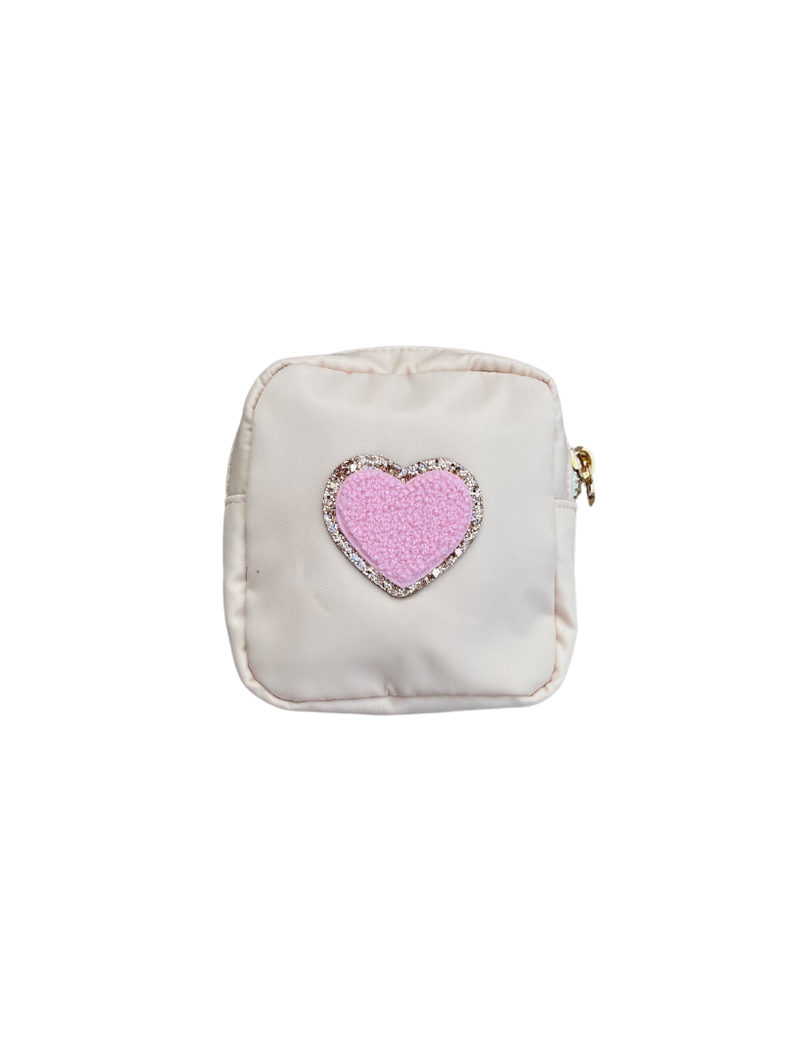 Mini Pouch with Heart - L.A. Green