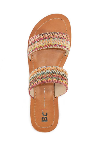 BC Shoes Perfectly Crafted Multi Sandal - L.A. Green