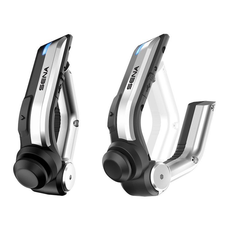 Sena 10U Bluetooth Communication System with Handlebar Remote for Shoei ...