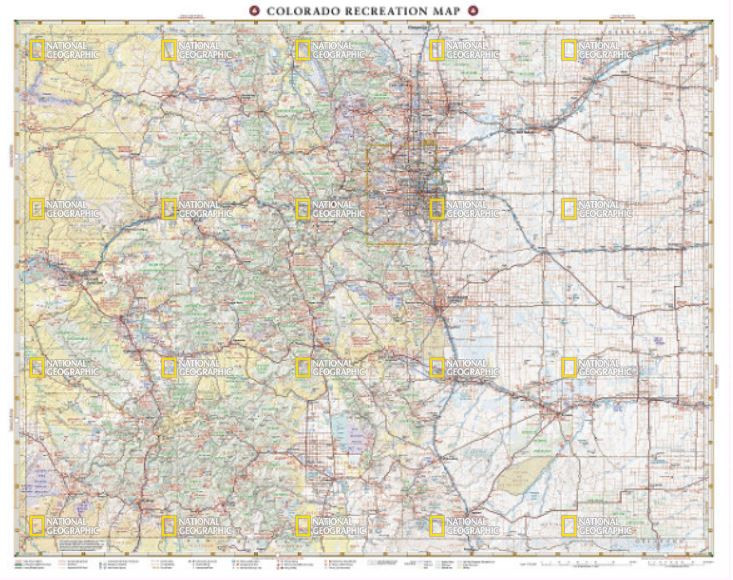 National Geographic Folded Map | Colorado Recreation Map | Maps ...