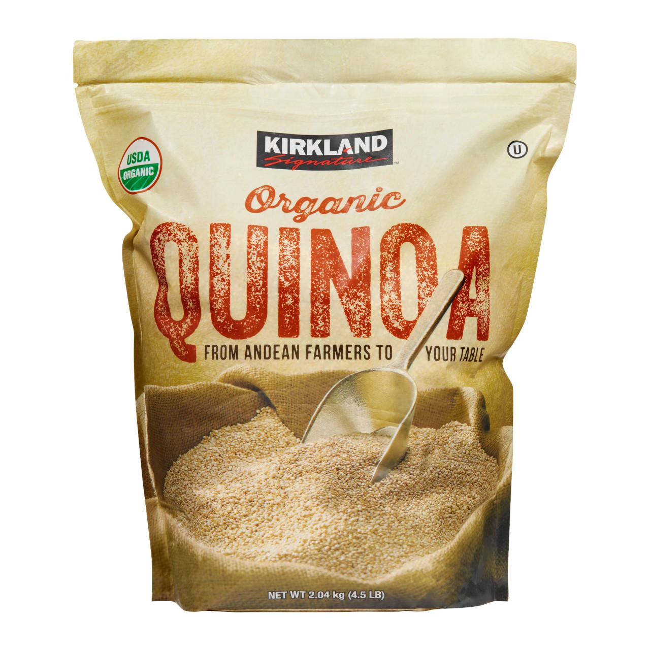 2-Pack, Kirkland Signature Organic Quinoa, 4.5 LBS Each Pack