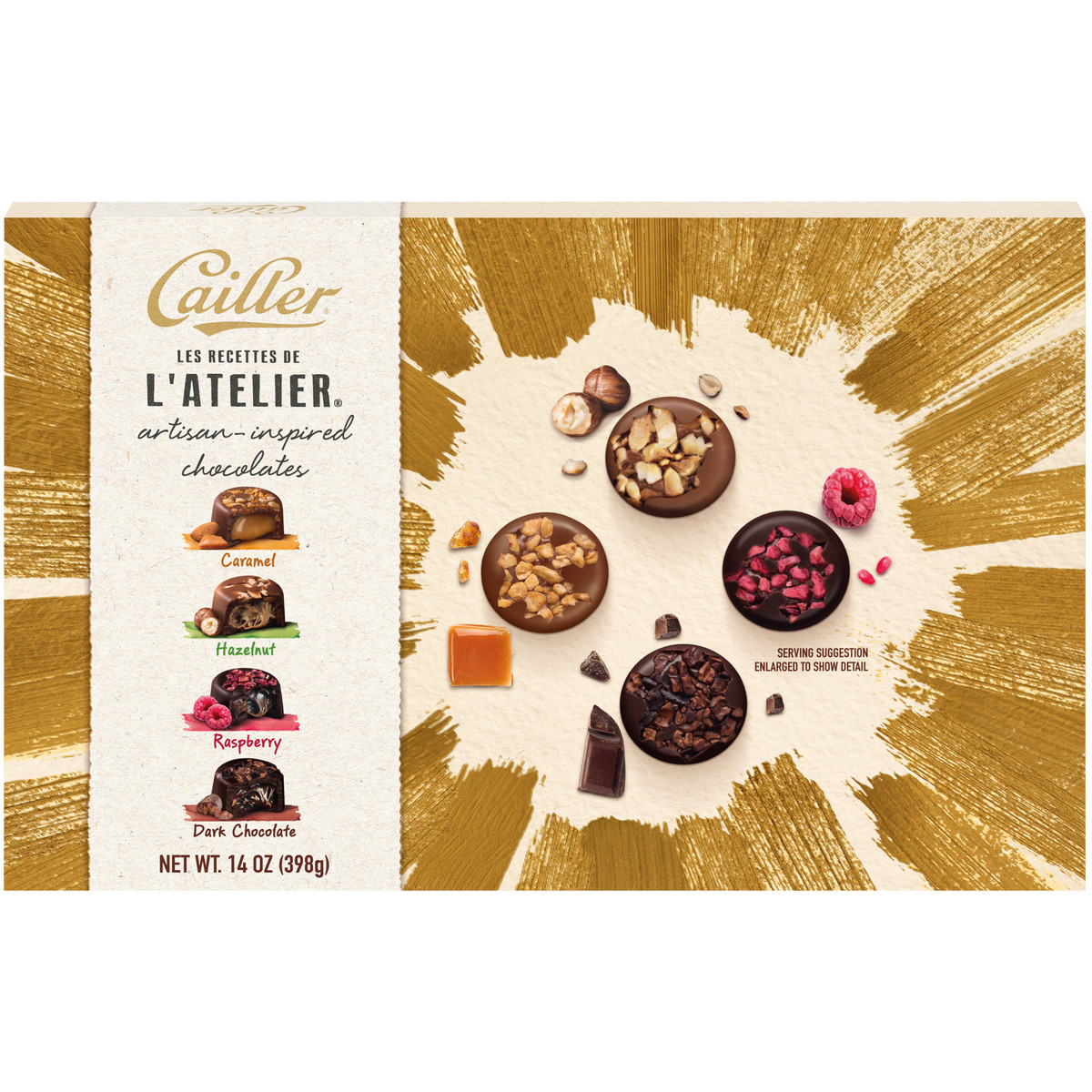 Cailler L'Atelier Artisan Inspired Chocolates, Variety Pack, 32 CT