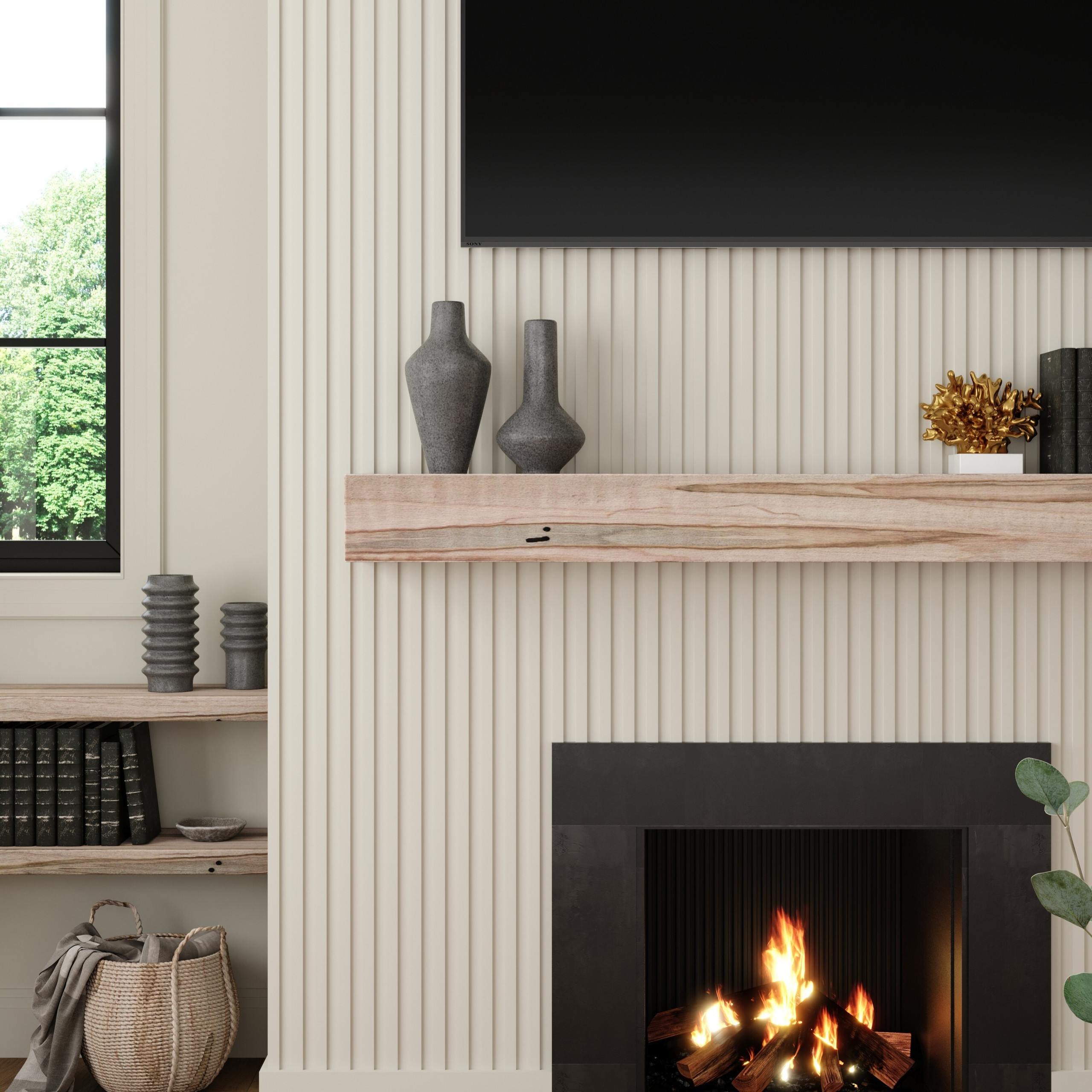 Mantels & Floating Shelves - Ornamental Decorative Millwork