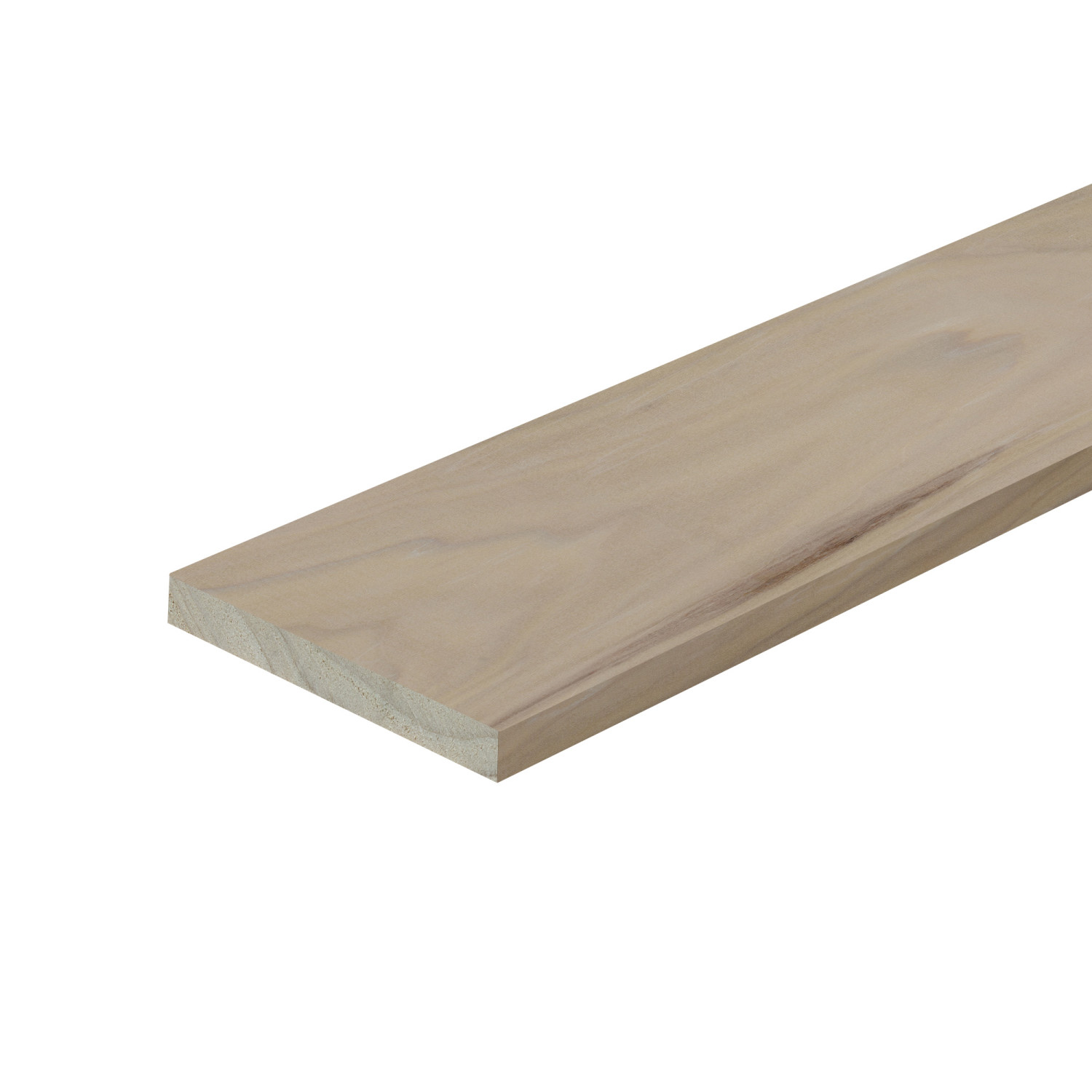 Unfinished Natural Poplar 1X8 Board 2'