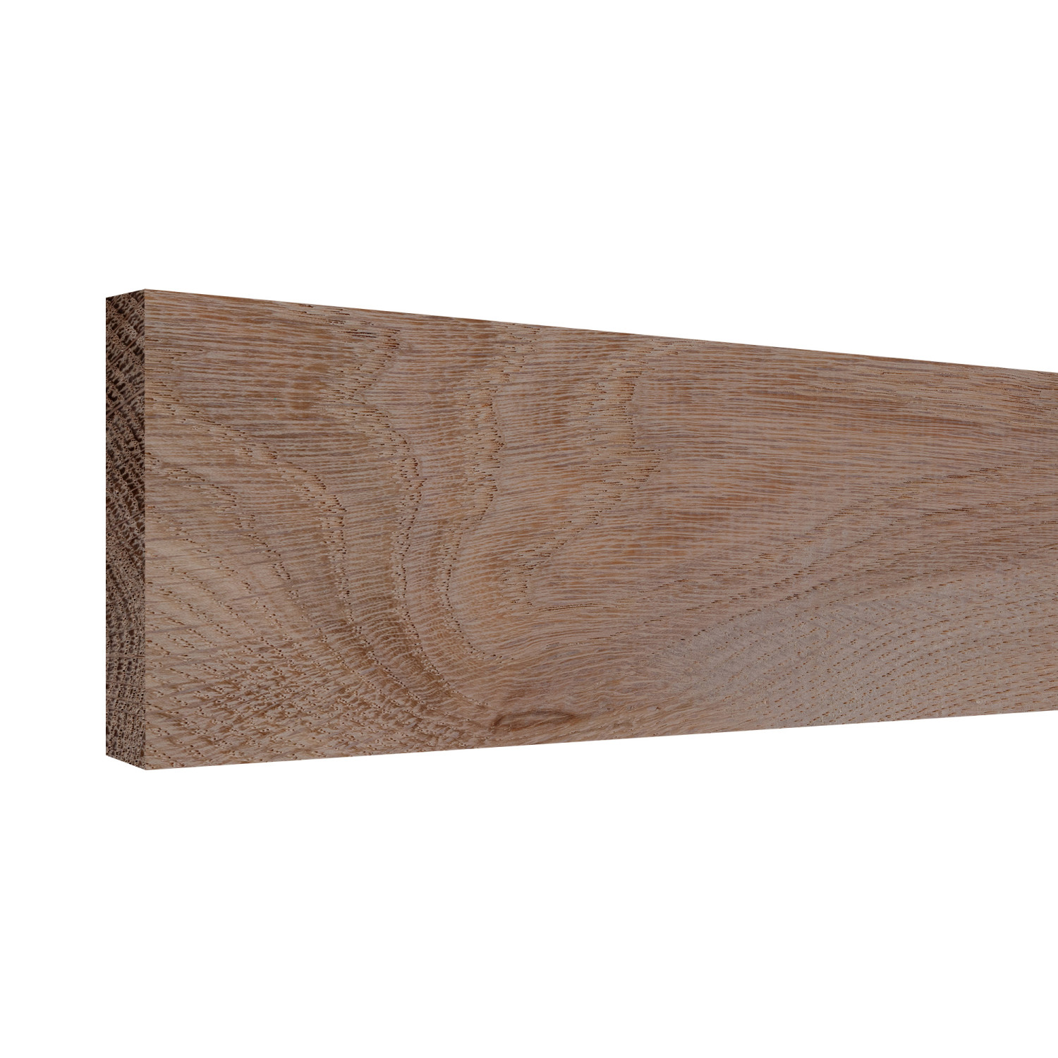 Unfinished Natural White Oak 1X8 Board 2'