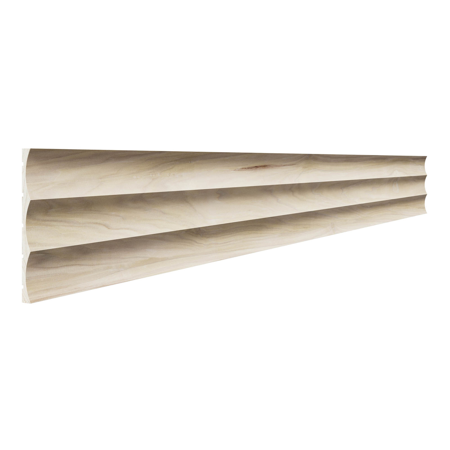 Unfinished Poplar 1556 4' Panel 4-Pack