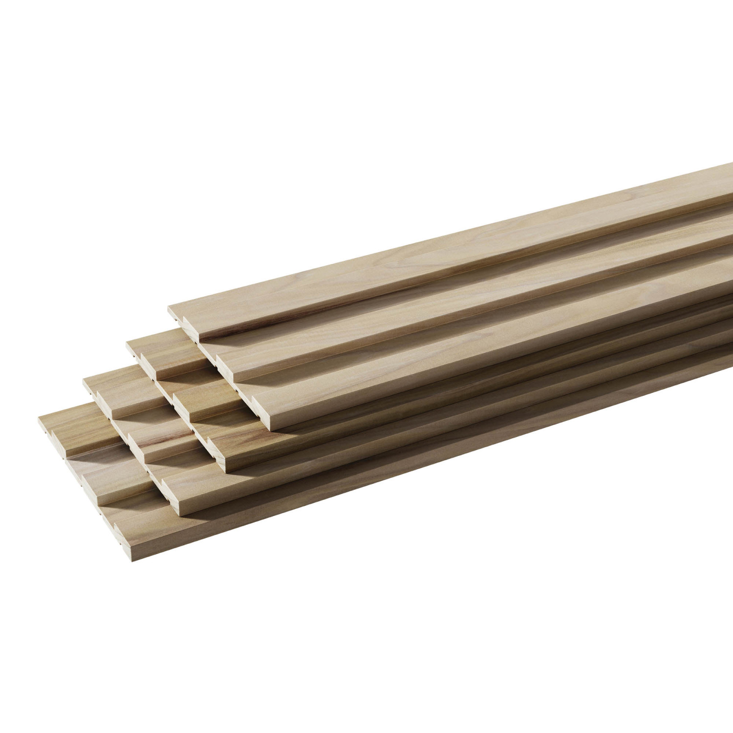 Unfinished Poplar 1543 4' Panel 4-Pack