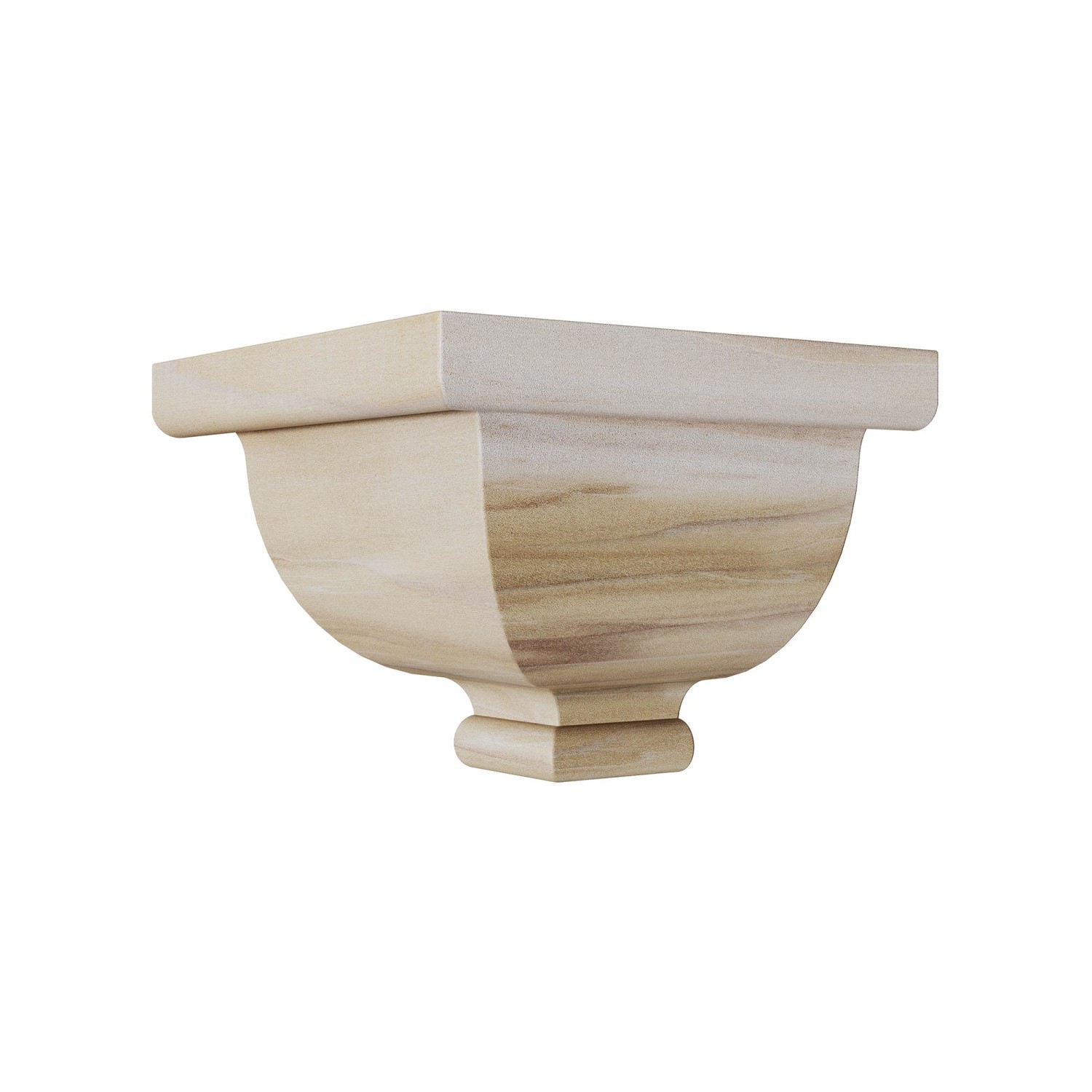 Wexford Poplar Crown Outside Corner Dentil Block 2-9/16"