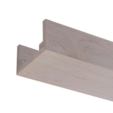 5X3 Unfinished Natural Soft Maple Beam 92"