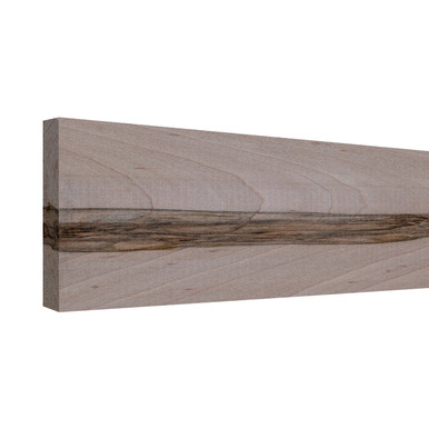 Unfinished Rustic Soft Maple 1/2X6 Board 2'