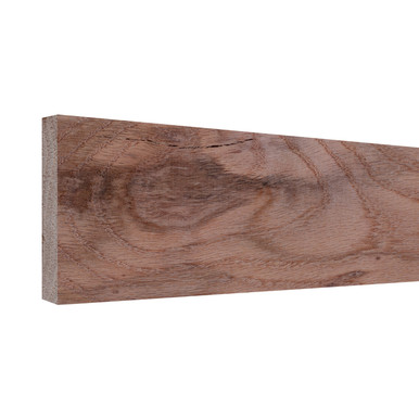 Unfinished Rustic Red Oak 1/2X2 Board 2'