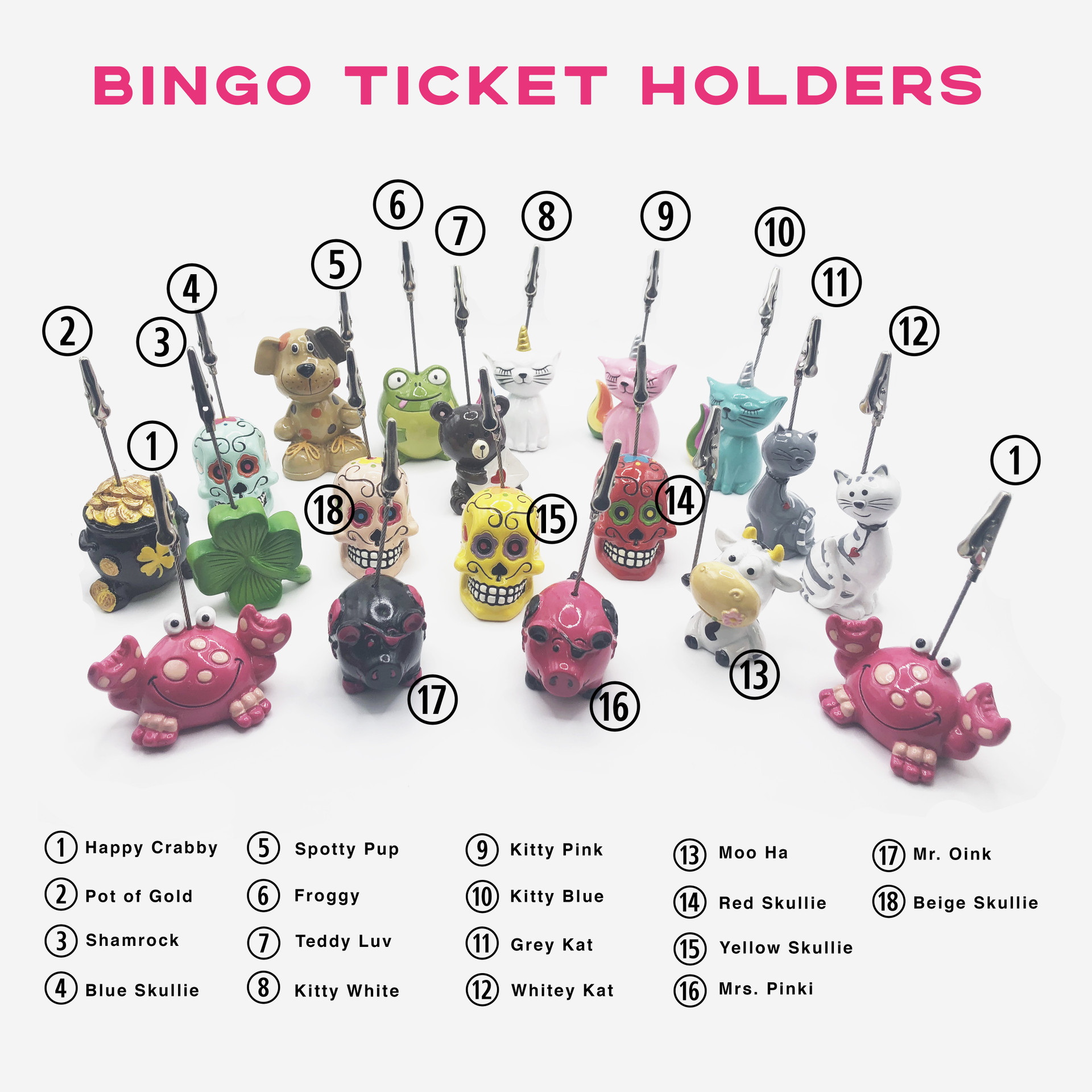 Deluxe Admission Holders Bingo Accessories - Bingo Supply Warehouse