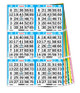 6 on Vertical 25 Up Unimax Collated Bingo Paper (50 Books) - Bingo ...