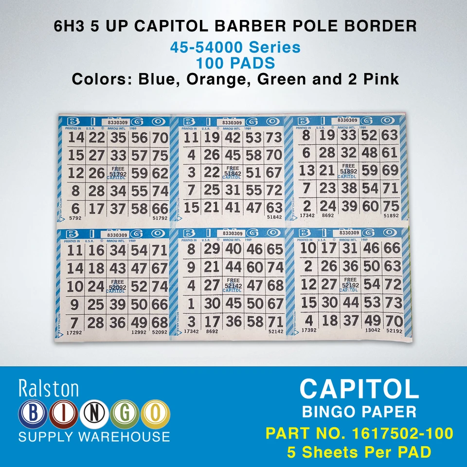 Bingo Paper - Page 1 - Bingo Supply Warehouse