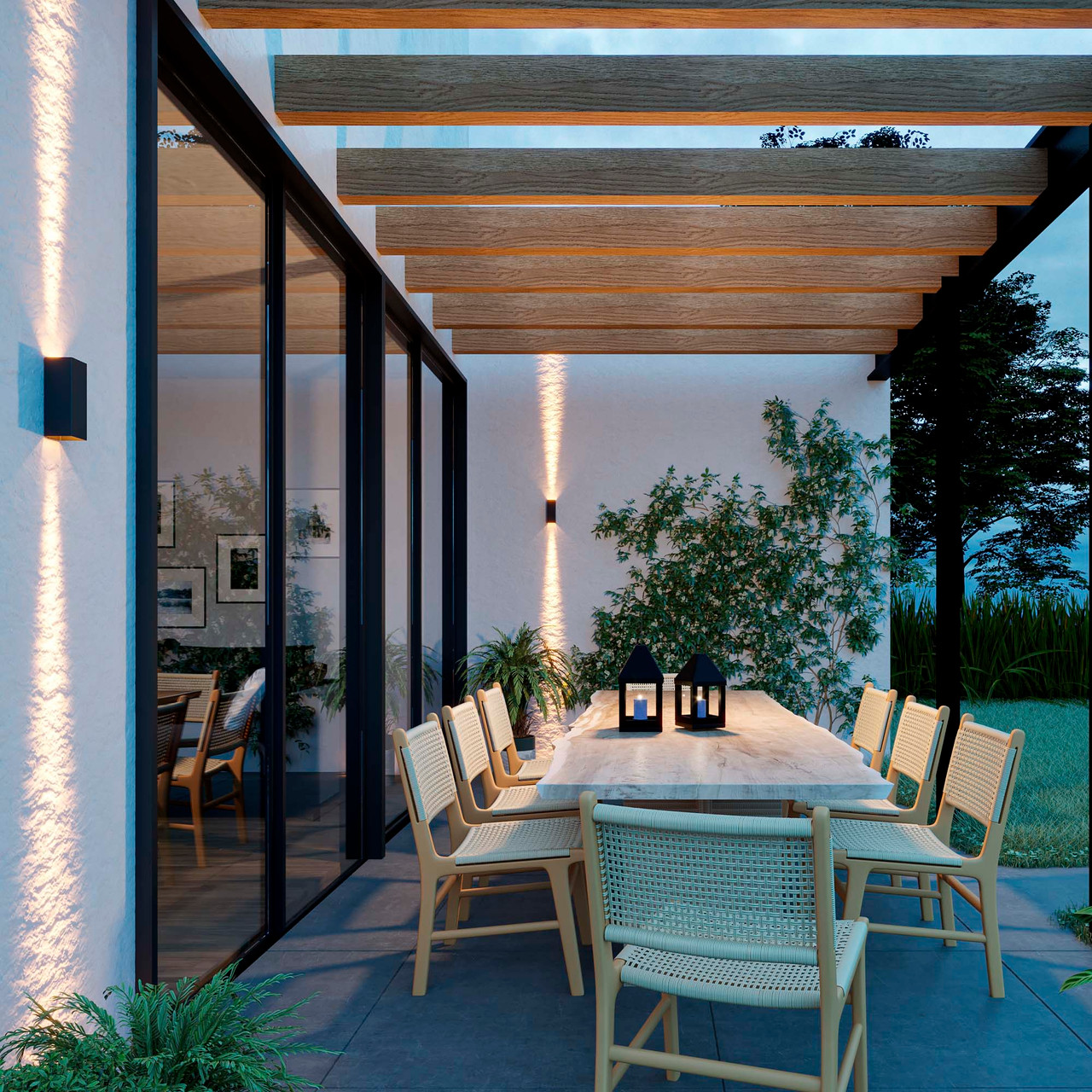 The Collection ML-7312 Lámpara Led Arbotante De Sobreponer En Muro 12 W ...