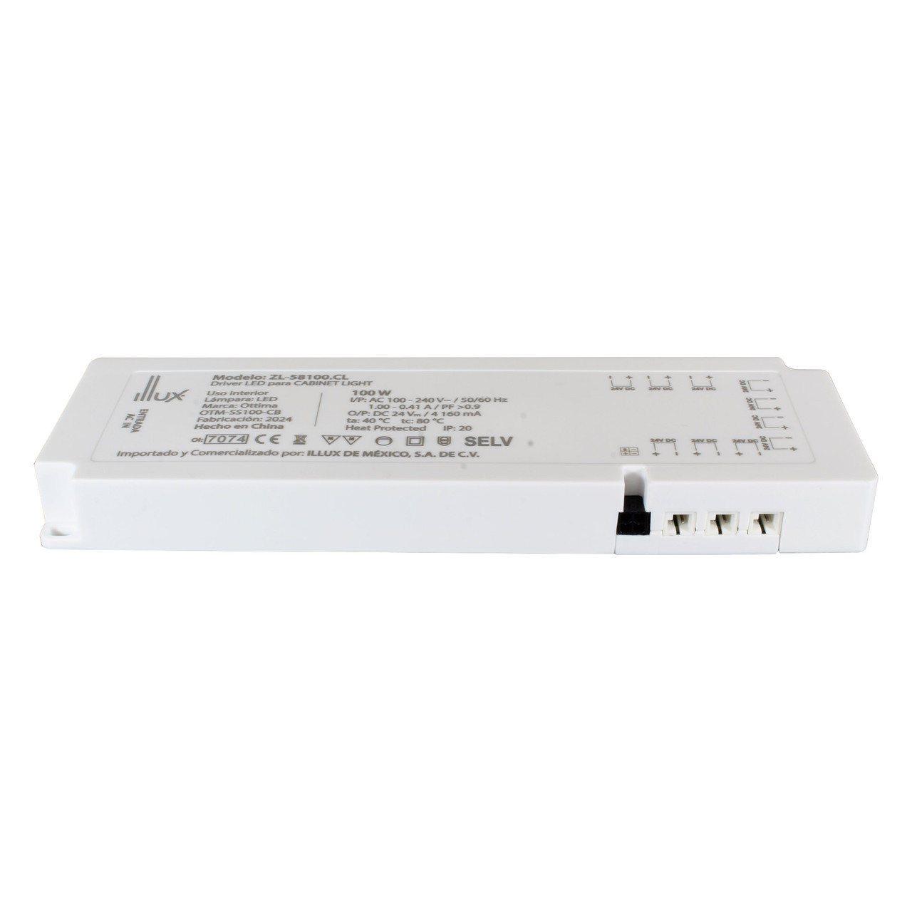 The Collection ZL-58100.CL 100W Driver Uso Interior AC 100-240 V~ DC 24 ...