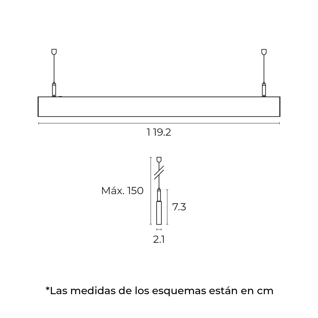 The Collection TL-1344 Lámpara Led Raster Duplo Antideslumbramiento De ...