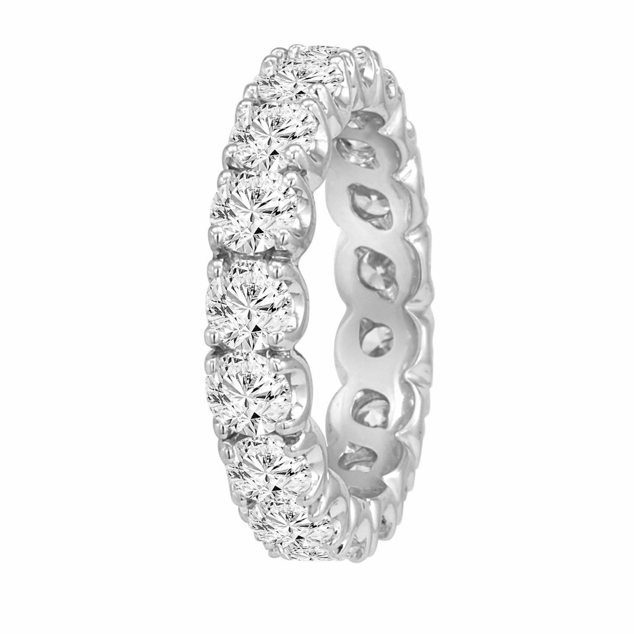 Champagne Diamond Eternity Wedding Band 2.00 Carat 14K Black Gold ...