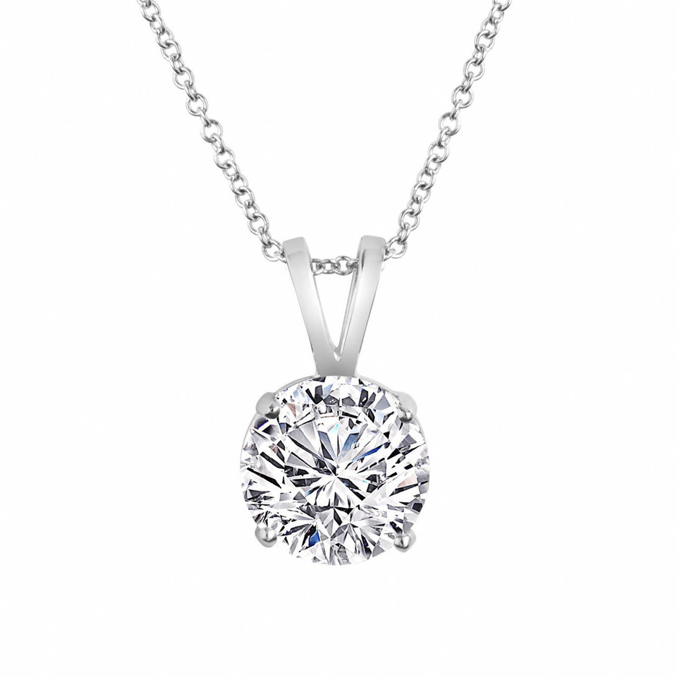 Internally Flawless D Color Diamond Solitaire Engagement Ring Platinum ...
