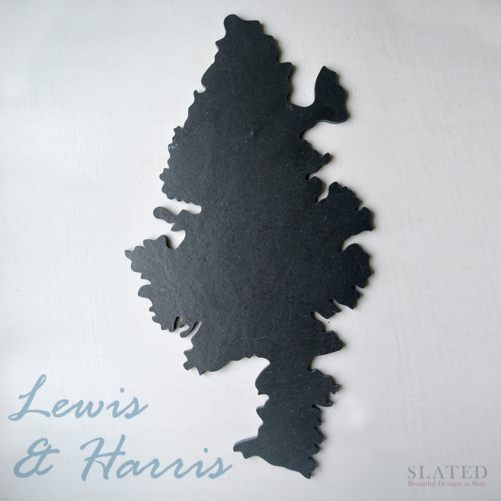 Lewis & Harris shaped slate - Slated - Beautiful Slate Gifts